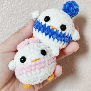 Handmade | Toys | Pair Of Handmade Amigurumi Crochet Duck Keychains ...